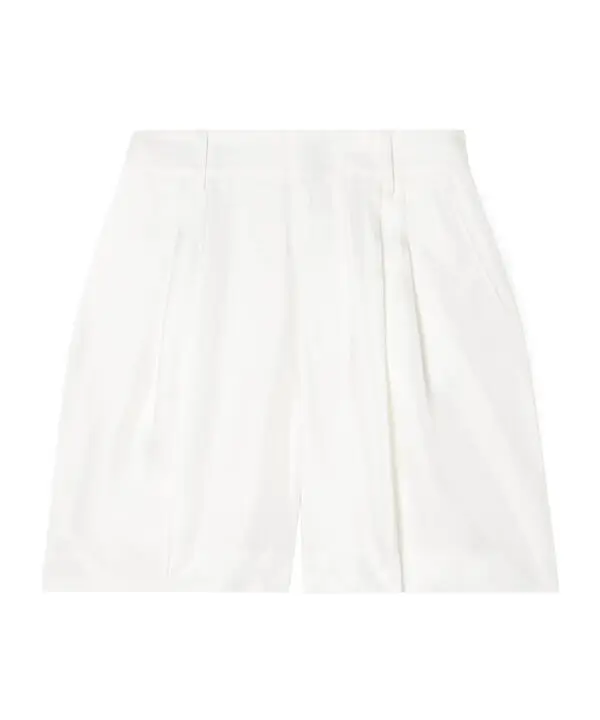 LISA YANG Pleated Shorts - Cream