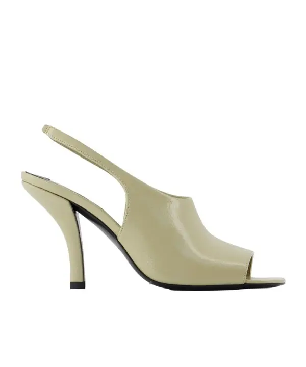 TOTEME Open-toe High-heeled Sandals - Nude