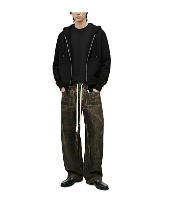 Rick Owens Jumbo Gimp Cotton Sweatshirt - Black