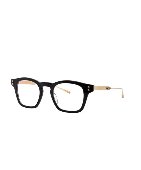 AKONI Geometric Full Rim Eyeglasses - Black