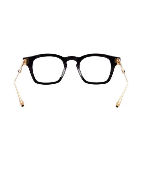 AKONI Geometric Full Rim Eyeglasses - Black