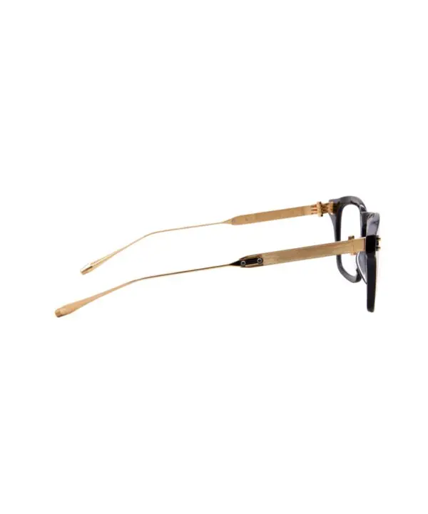 AKONI Geometric Full Rim Eyeglasses - Black