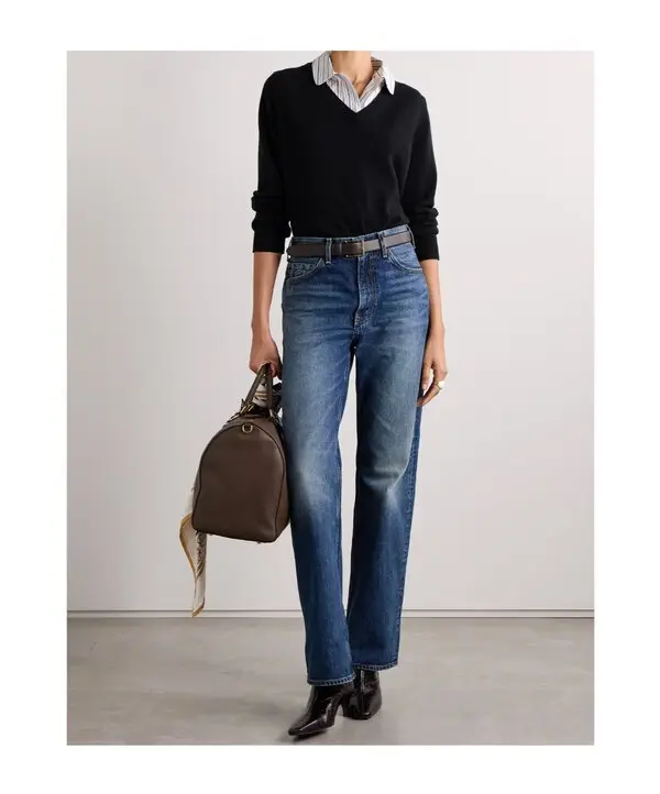 NILI LOTAN Priya V-neck Long Sleeve Sweater