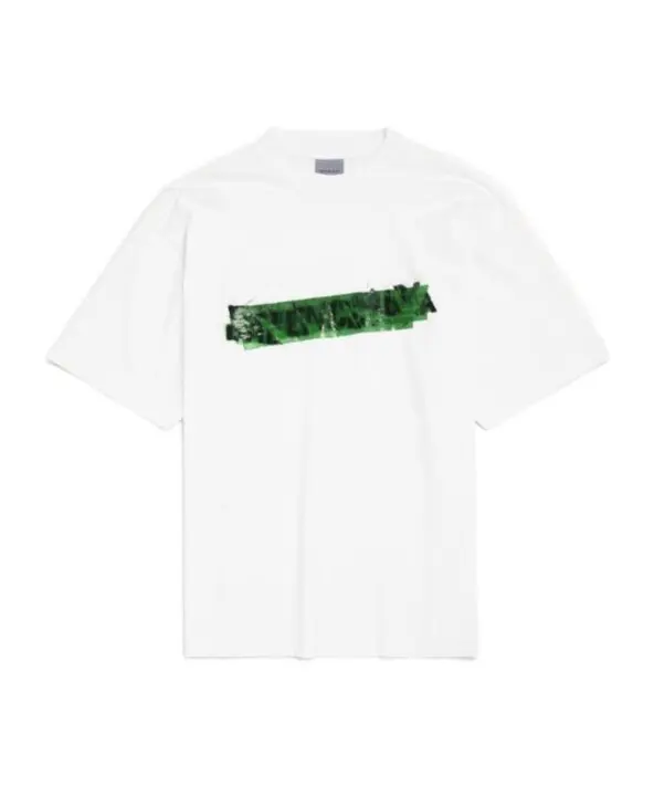 Balenciaga Messy Spray Medium Fit T-shirt - White
