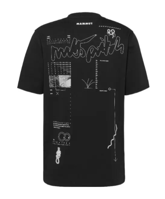MAMMUT Base T-shirt Multi-pitch - Black