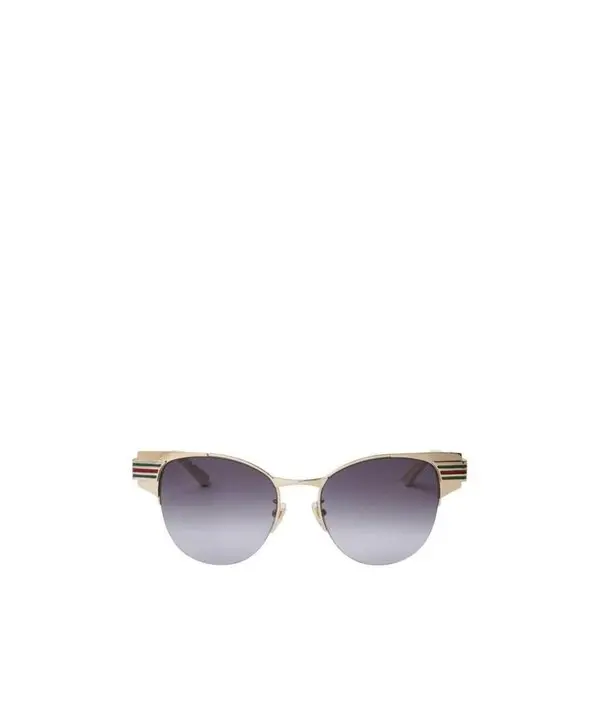 Gucci Logo Detail Sunglasses - Gray