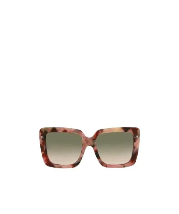 Gucci Logo Detail Square Frame Sunglasses - Multicolor