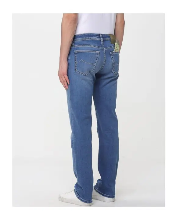 Jacob Cohen Five Pockets Slim Fit Trousers - Medium Blue