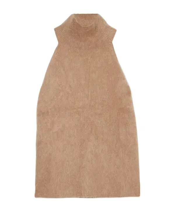 LISA YANG Leya Cashmere Turtleneck Top - Brown