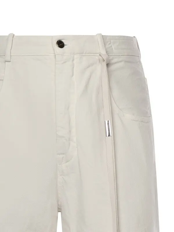ANN DEMEULEMEESTER Belted Straight-leg Pants