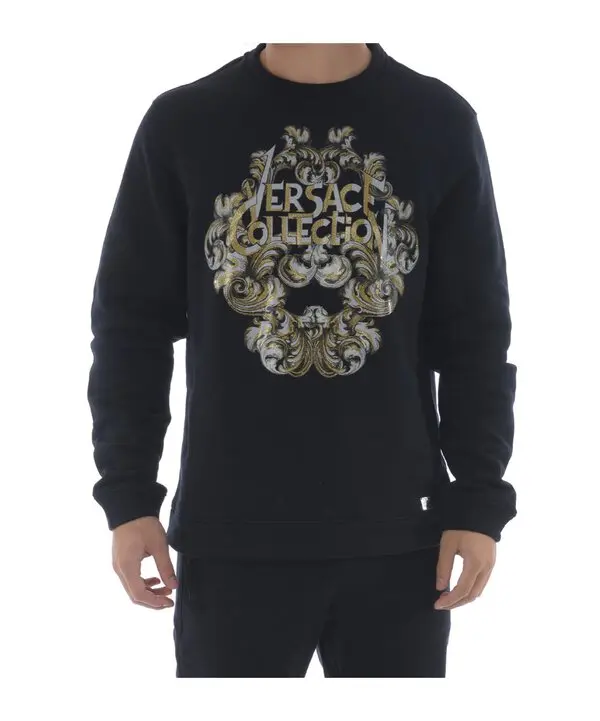 Versace Patterned Crewneck Pullover