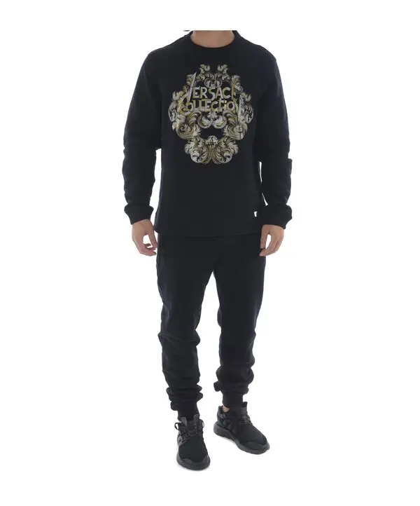 Versace Patterned Crewneck Pullover