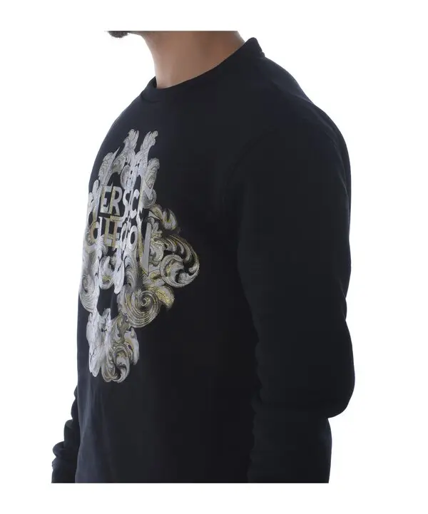 Versace Patterned Crewneck Pullover