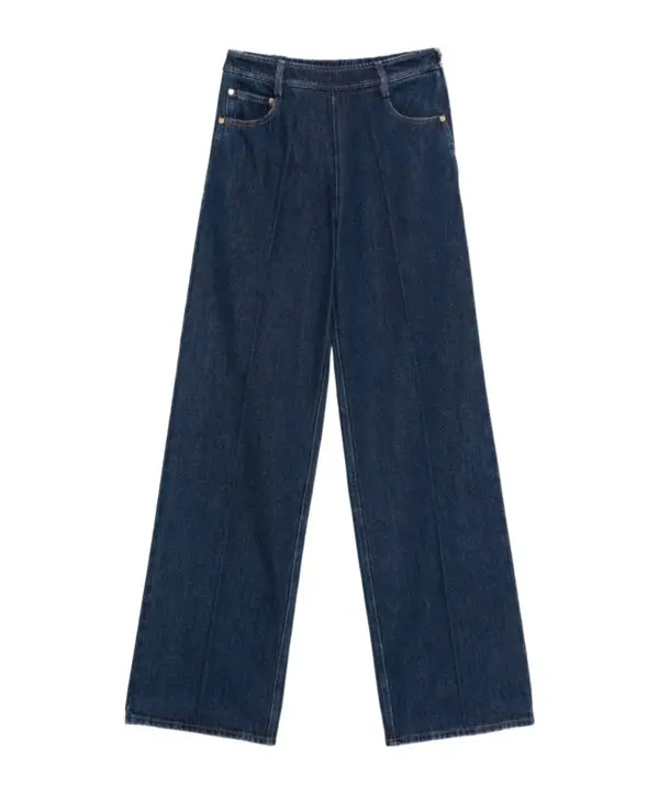 FORTE_FORTE Five-pocket Jeans - Blue