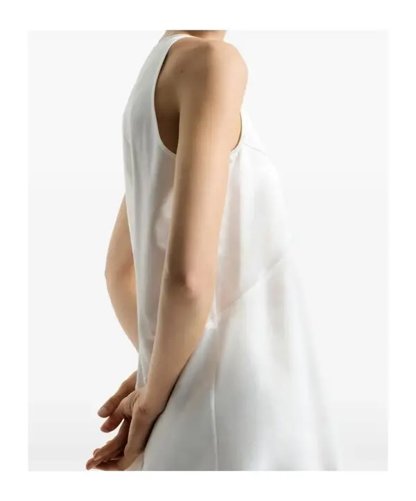 Brunello Cucinelli V-neck Off-the-shoulder Satin Top