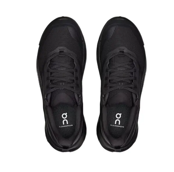 On Cloudhorizon 2 Athletic Lace-up Sneakers - Black