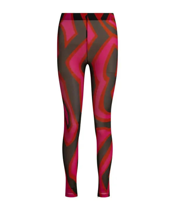 Emilio Pucci Marmo High-waist Printed Pants