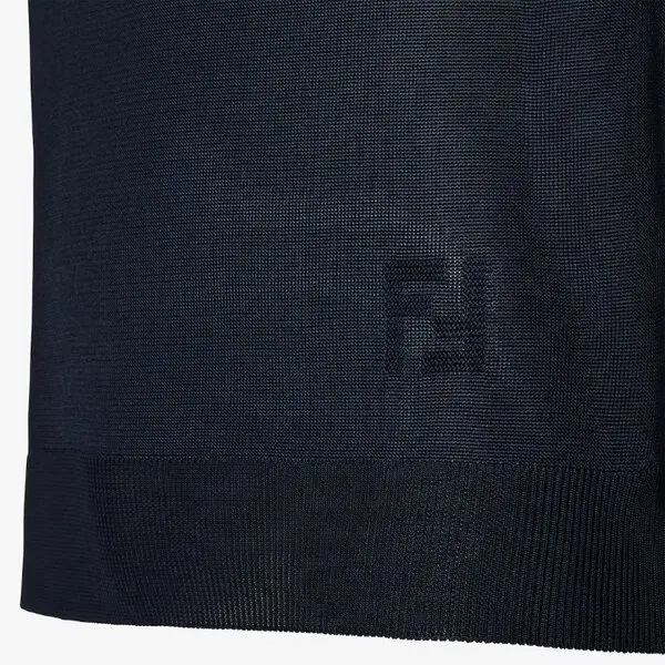 Fendi Viscose Yarn Jumper With Ff Logo