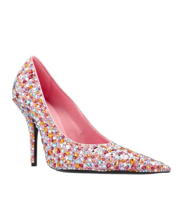 Balenciaga Gem Pointed-toe Pumps - Multicolor