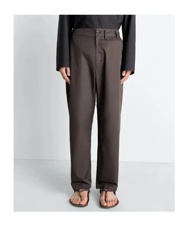 LEMAIRE Tapered Workwear Pants - Ristretto