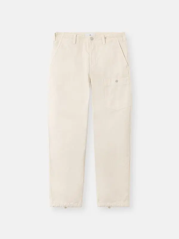 Stone Island Mid Rise Straight-leg Cargo Trousers - No