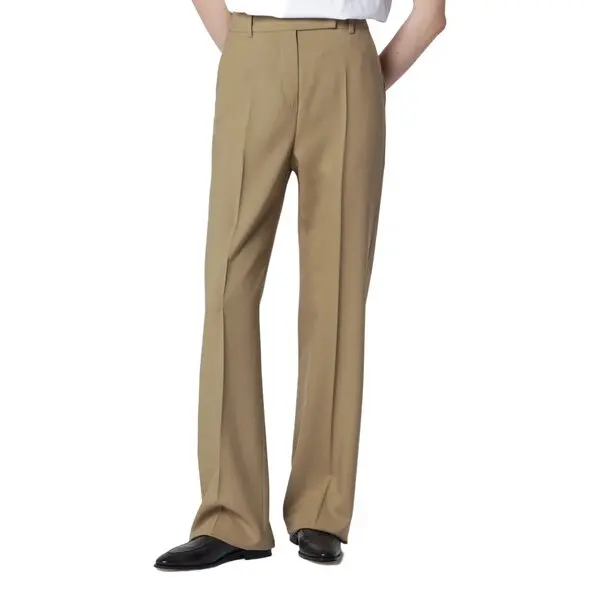 Max Mara Tailored Wide-leg Trousers With Belt Loops - Brown