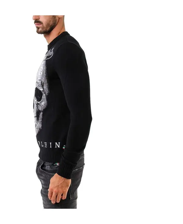 Philipp Plein Logo Skull Pullover