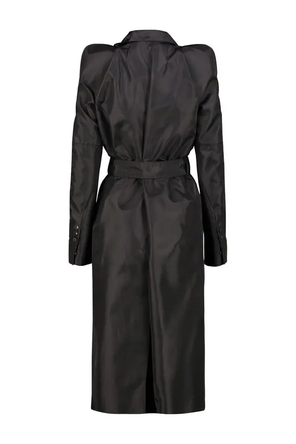 Rick Owens Double-breasted Belted Coat