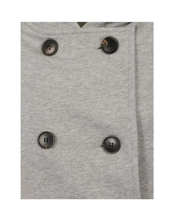 Dries Van Noten Hooded Casual Jacket - Gray