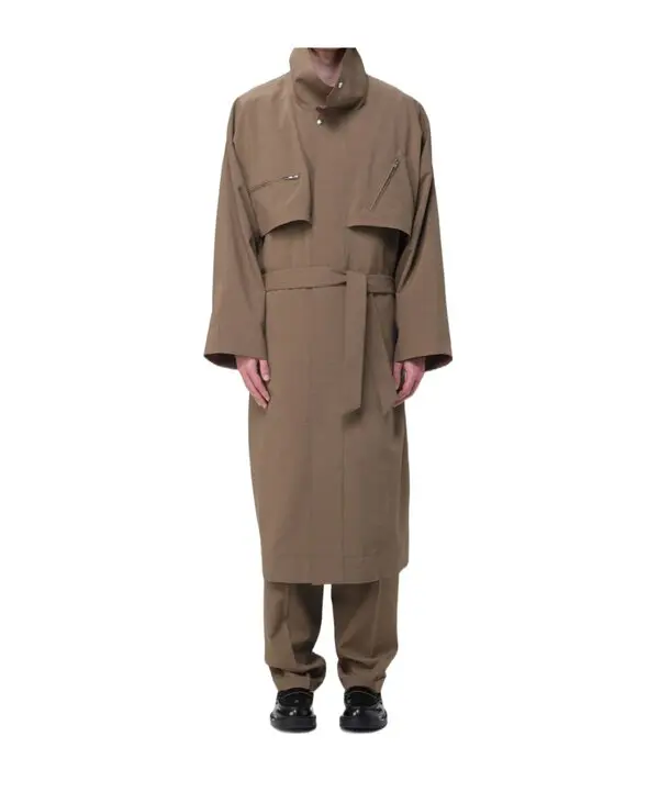 MAGLIANO Long Sleeve Tie Coat
