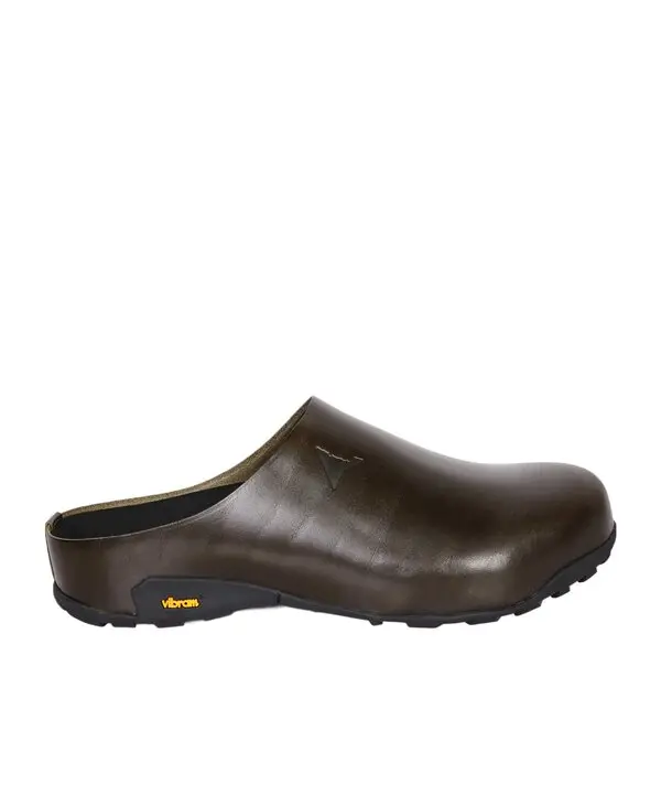 ROA Round-toe Mule Slippers - Black