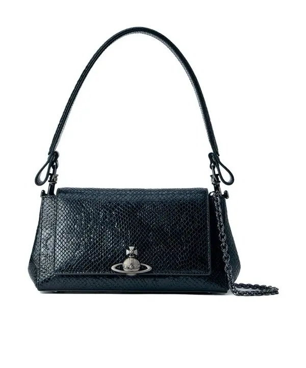 VIVIENNE WESTWOOD Hazel Medium Clutch Bag - Black