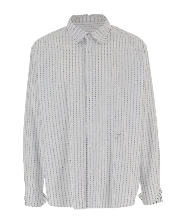 Jacquemus Letro Striped Long Sleeved Shirt