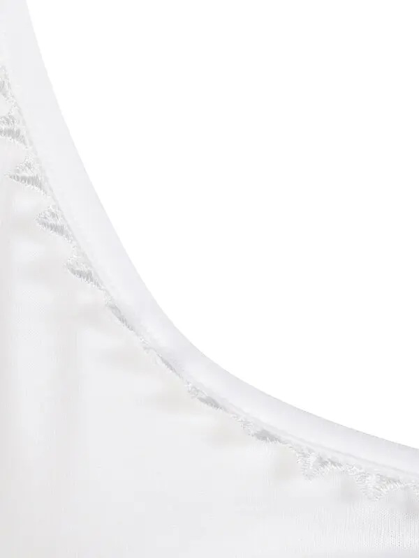 Jacquemus Le Debardeur Clavela" Ribbed Tank Top - White