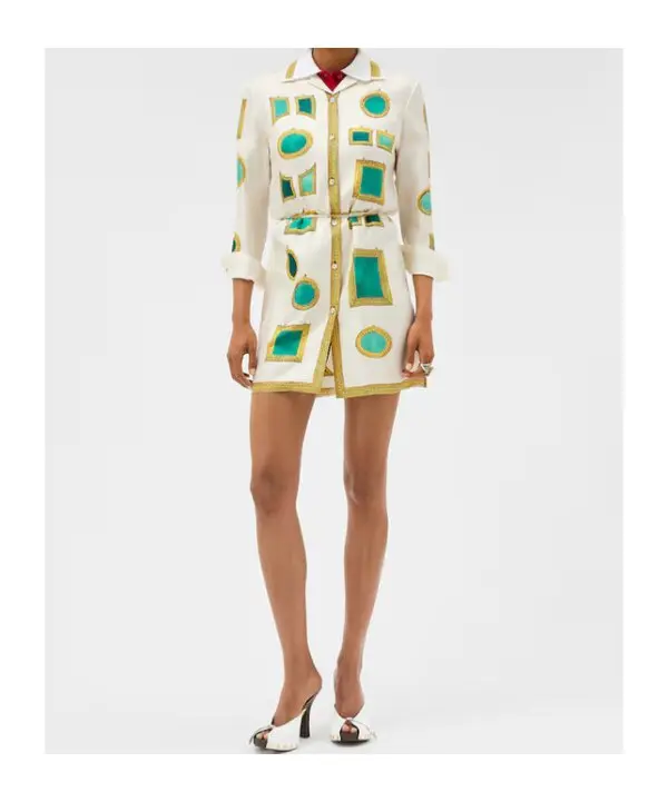 Versace The Gallery' Printed Dress