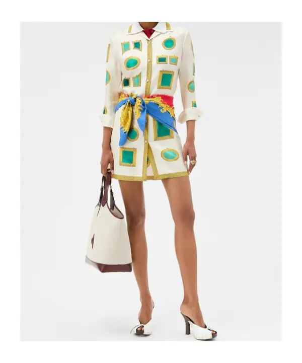 Versace The Gallery' Printed Dress