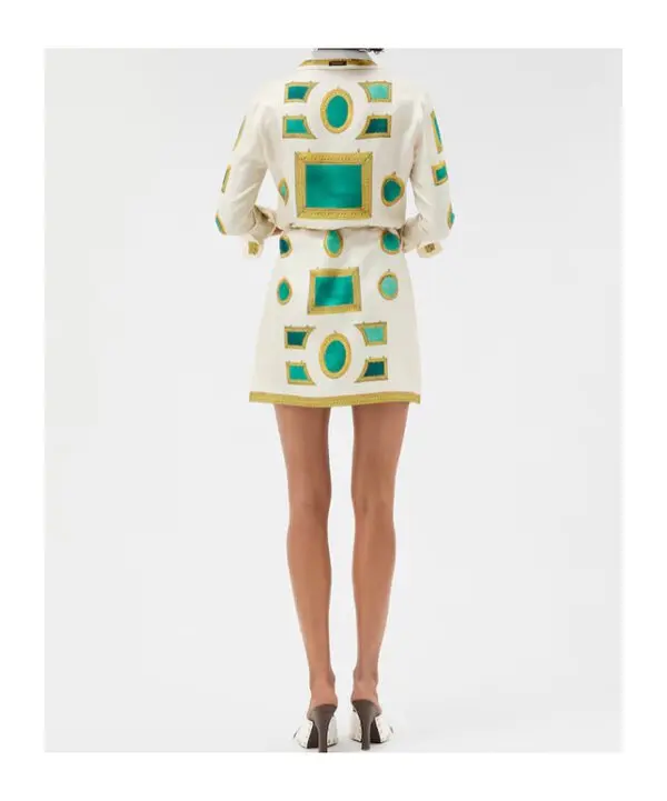 Versace The Gallery' Printed Dress