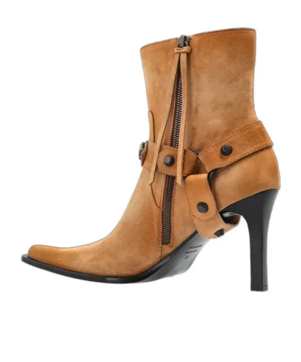 Balenciaga Heeled Pointed Toe Ankle Boots