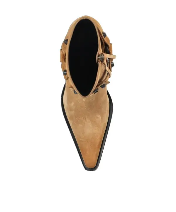 Balenciaga Heeled Pointed Toe Ankle Boots