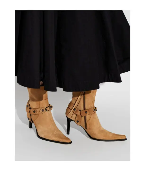 Balenciaga Heeled Pointed Toe Ankle Boots