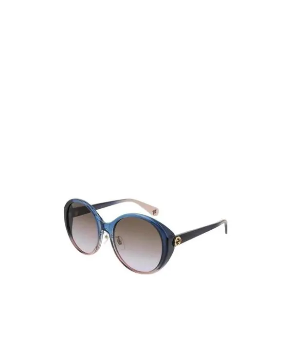 Gucci Oval Logo Detail Sunglasses