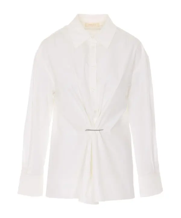 TWINSET Pierced Detail Shirt - White
