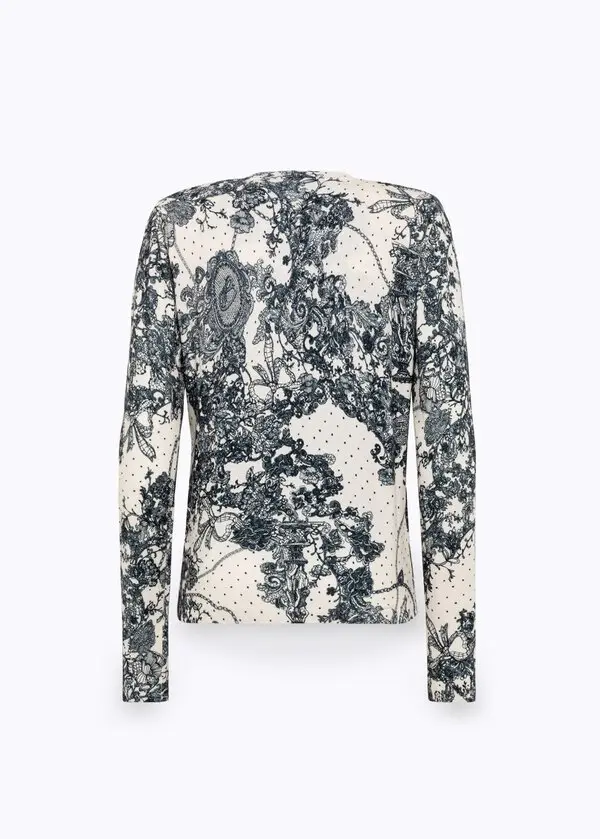 BLUGIRL Long-sleeved Knitted Cardigan And Sleeveless Top Set