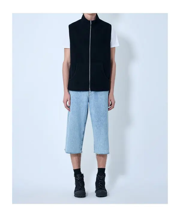 RIER Zip-up High Neck Gilet