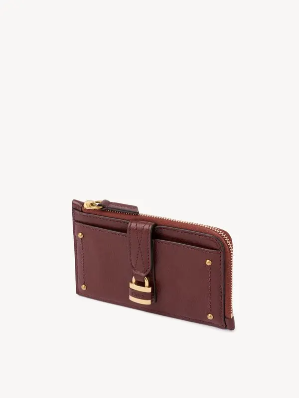 Chloé Locker-detail Strap Leather Wallet - Red