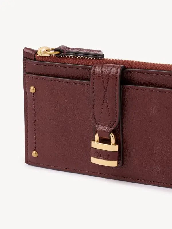 Chloé Locker-detail Strap Leather Wallet - Red