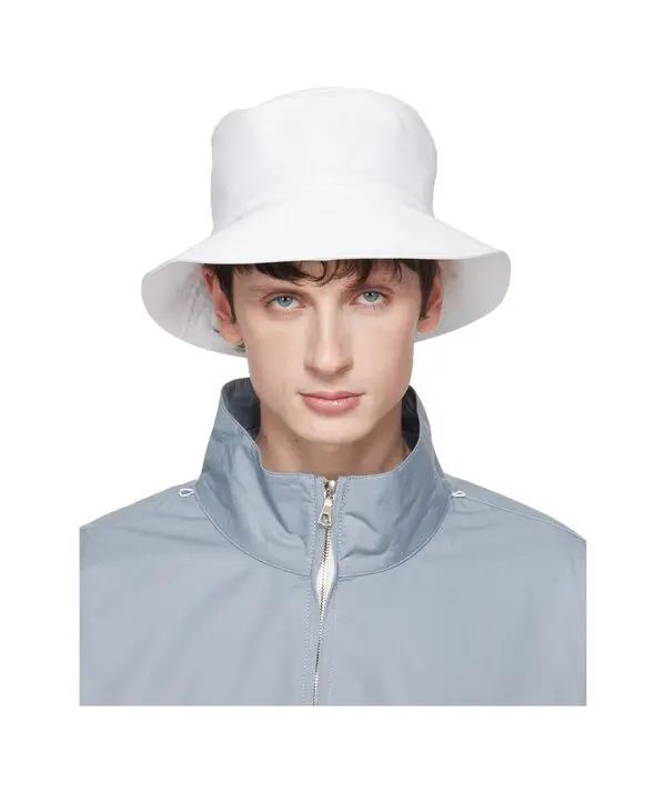 RIER Fisherman's Cotton Hat - White