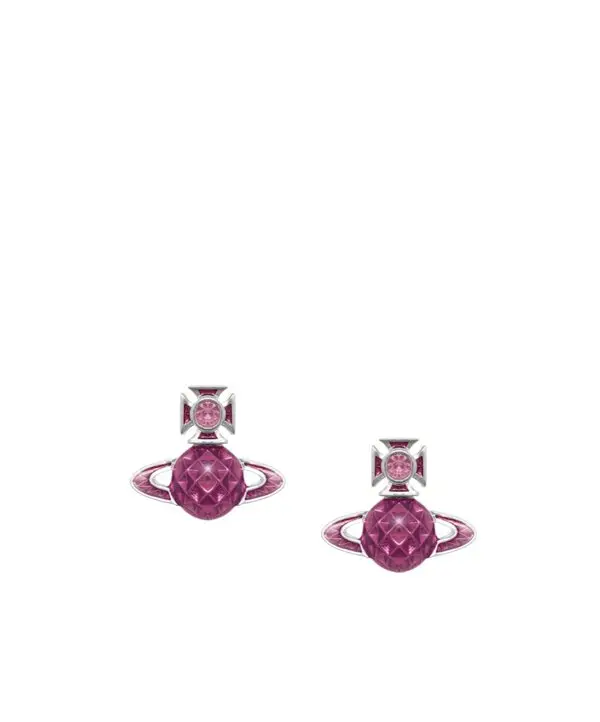 VIVIENNE WESTWOOD Mashita Bas Relief Crystal Earrings - Multicolor