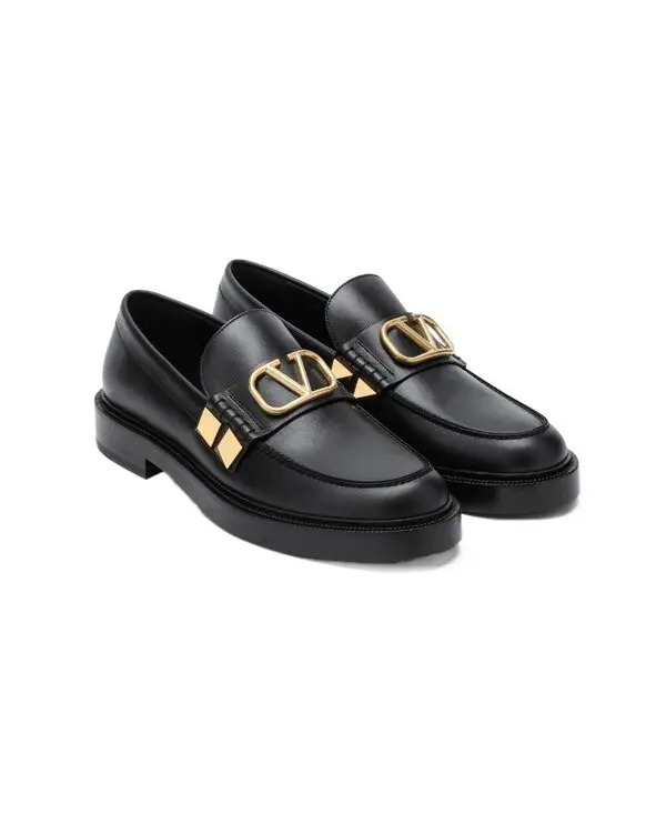 Valentino Garavani Stud Sign Slip-on Loafers