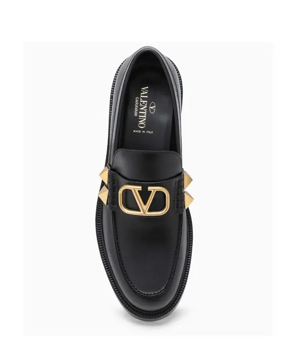 Valentino Garavani Stud Sign Slip-on Loafers